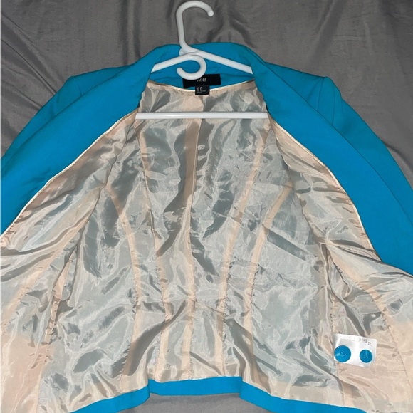 H&M | Jackets & Coats | Stunning Tiffany Blue Blazer | Poshmark